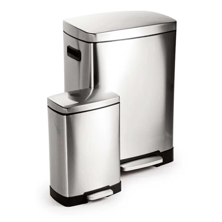 50L Stainless Steel Trash Can - Sustainable & Versatile