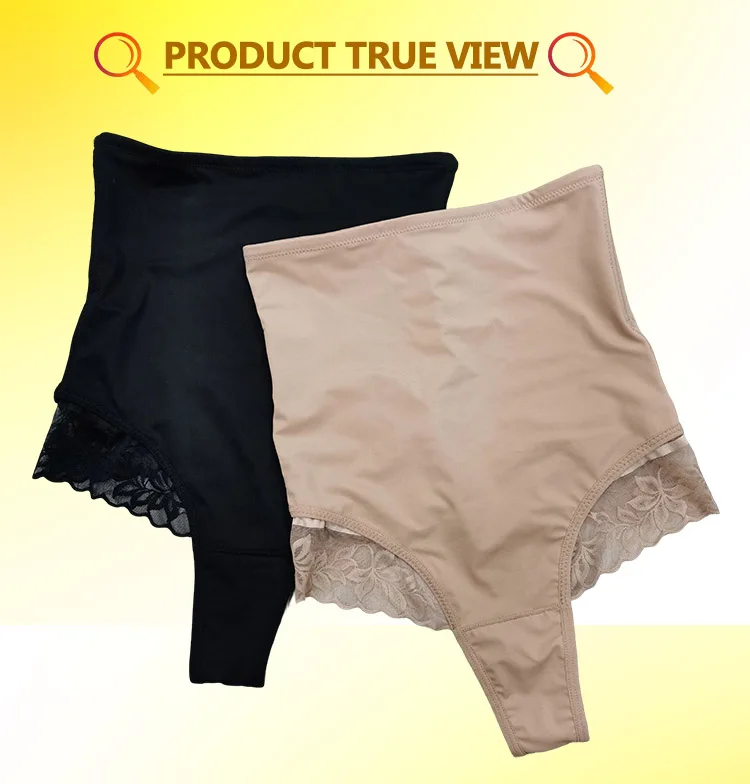 Women Shapewear Thong - High Waist Tummy Control Panties