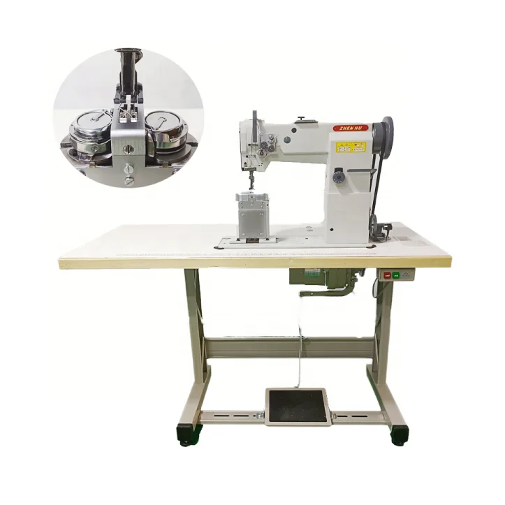 Lockstitch Double Needle Sewing Machine Industrial for Shoes Leather ...
