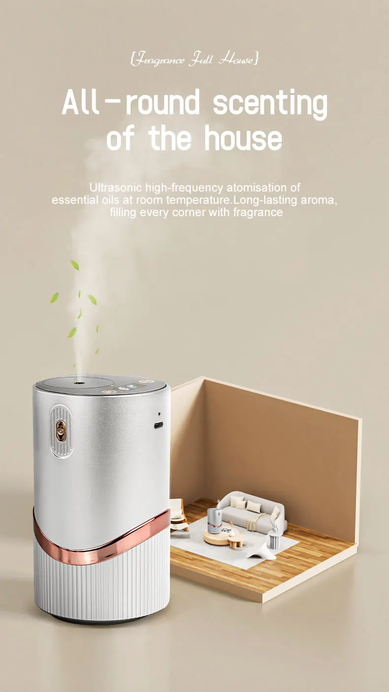 Electric Essential Oil Car Aroma Waterless Usb Air Scent Home Fragrance ...