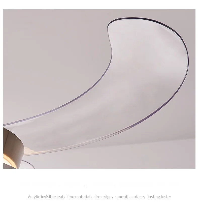 Modern Low Remote Control Smart Invisible Fan For Bedroom Indoor ...