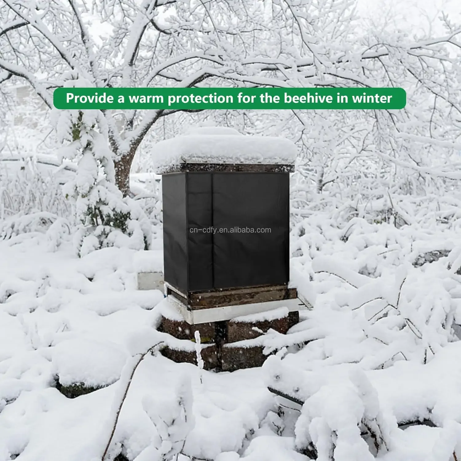 Winter Bee Hive Wrap for 8 and 10 Frame Hives 3 Layer 600D Oxford Cloth ...