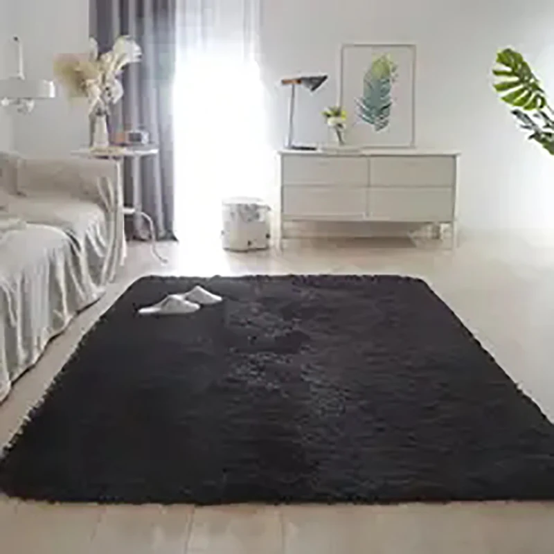 Furry Carpet Mat Modern Bedroom Nordic Style Decoration Living Room ...