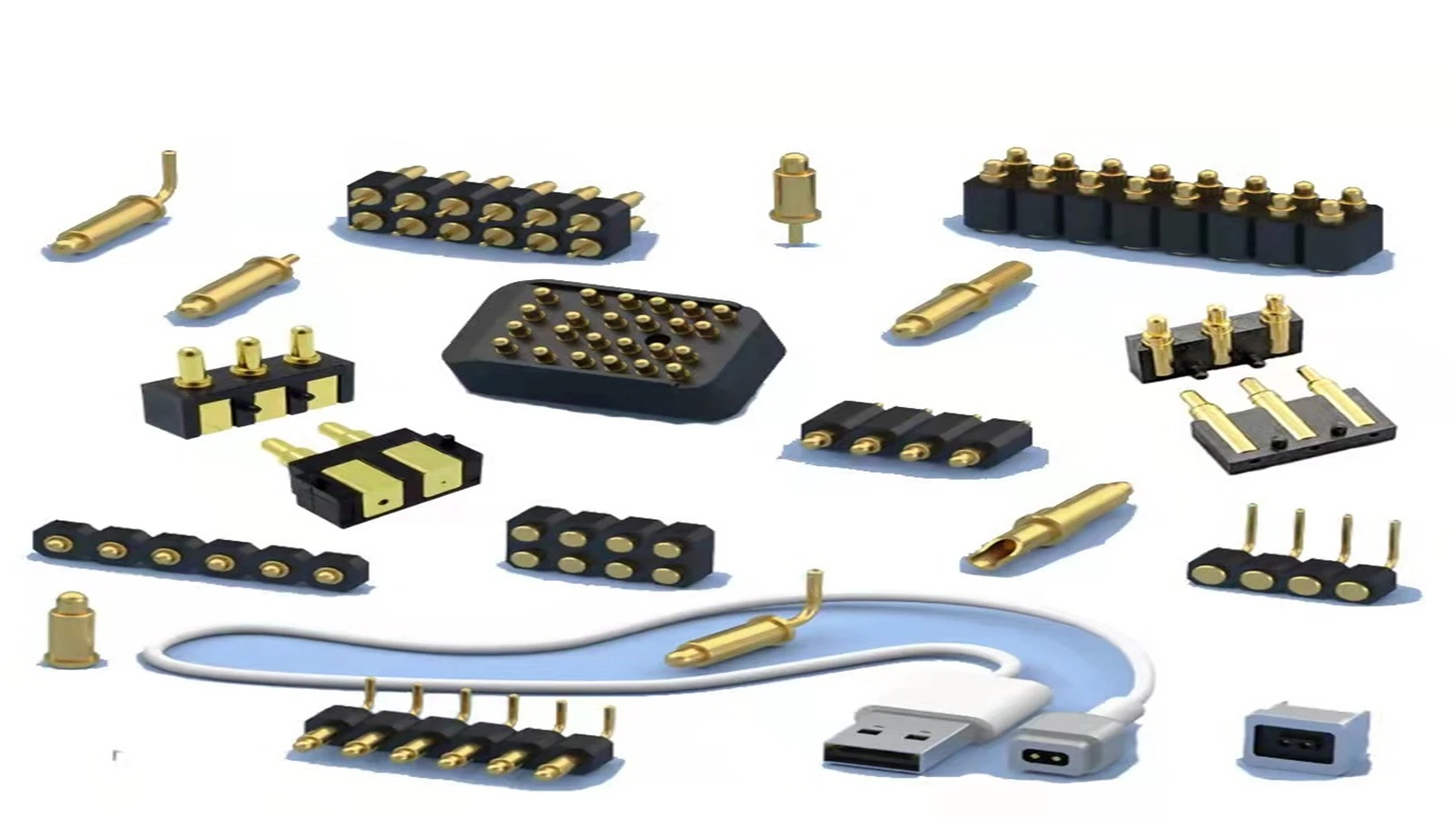 Magntic Pogopin 2pins Magnetic Connector 5a Peugeot Display 18 Pin High ...