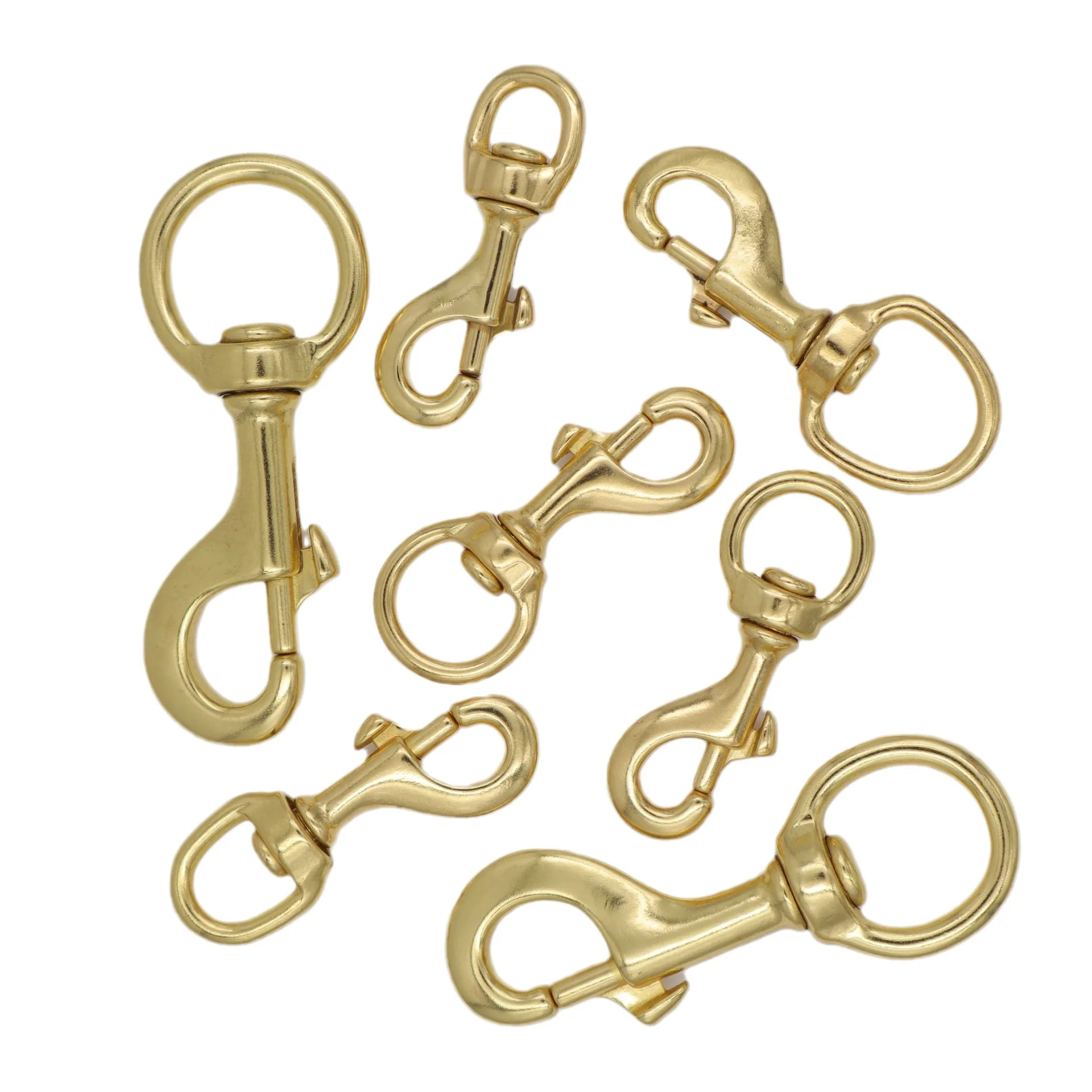 Factory Supply Quality Solid Brass Swivel Snap Hook Buckle for Bag ...