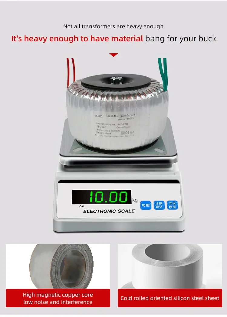 Factory Custom 26V 50W Ring Transformers for Audio Amplifiers ...