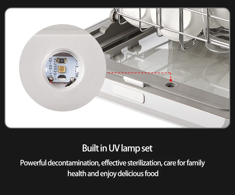 Portable Mini Freestanding Dishwasher for Home & Hotels, OEM