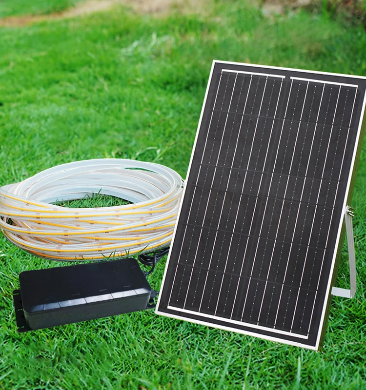 36V Solar Neon LED Strip Set with Remote Control - IP65