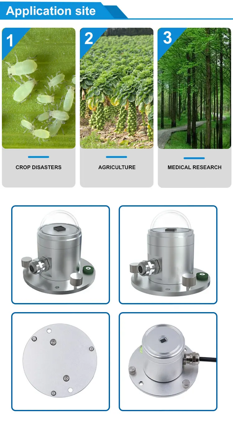 Rs485 0-1800w/m2 Solar Radiation Sensor Solar Radiation Pyranometer ...