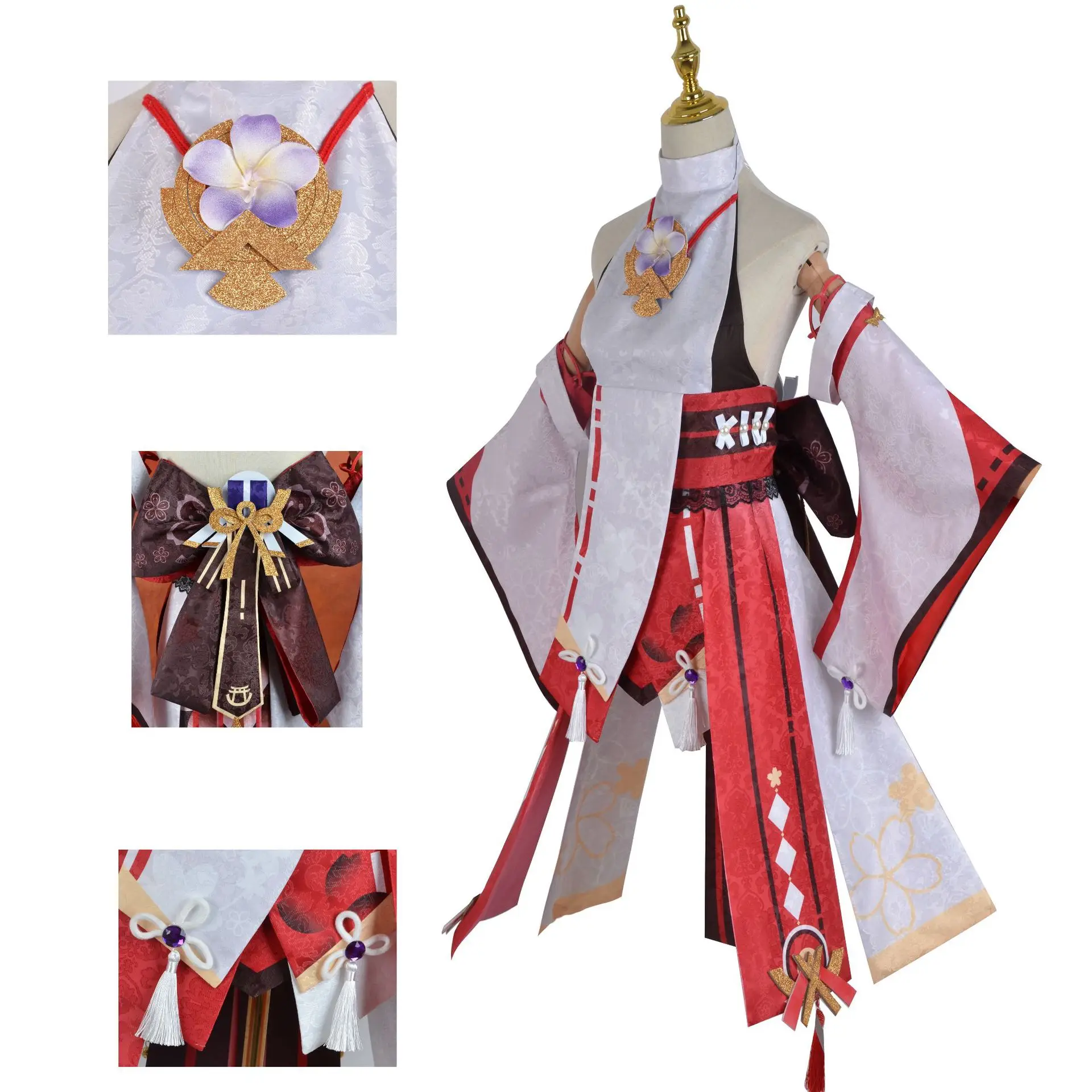 Japanese Style Maid Outfit Kimono Anime Dress Up Halloween Carnival ...