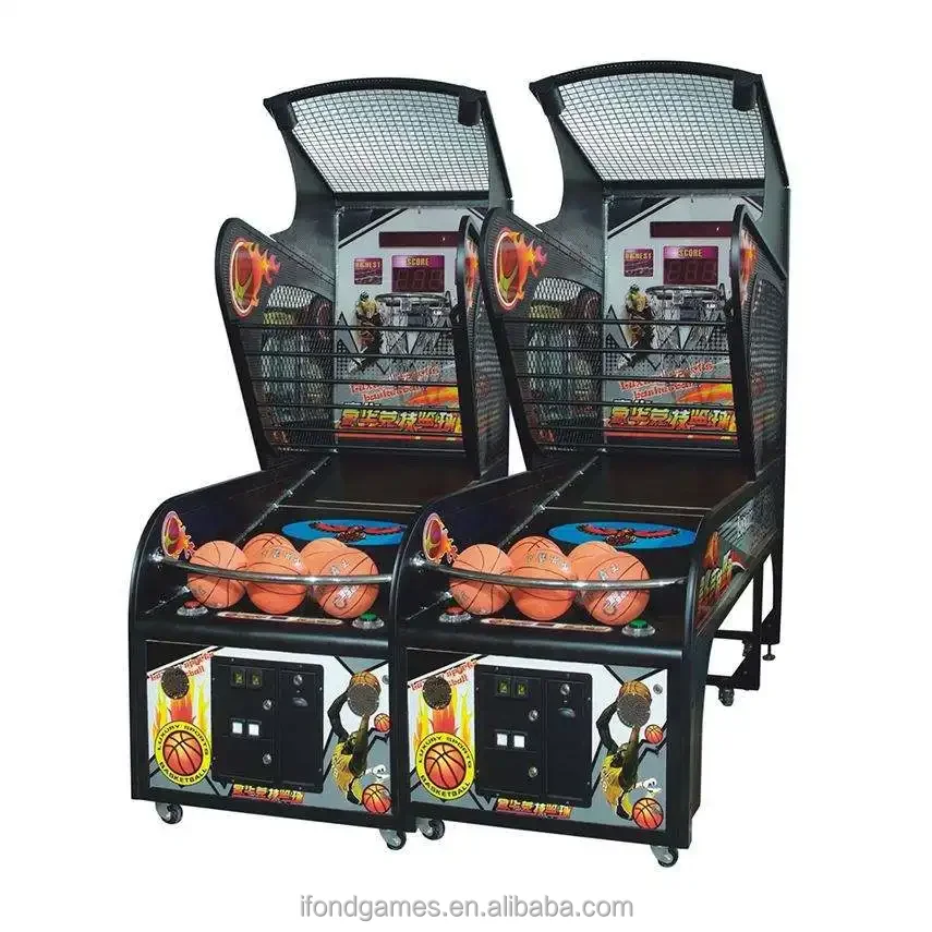 IFD Deluxe Adult Arcade Coin-Operated Basketball Game Machine Metal ...