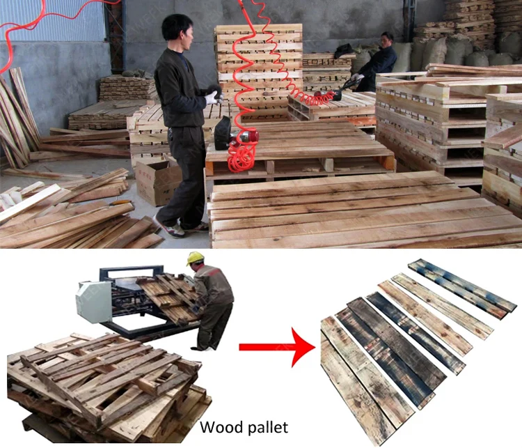 NEWEEK Diesel Wood Pallet Dismantler - Efficient Recycling