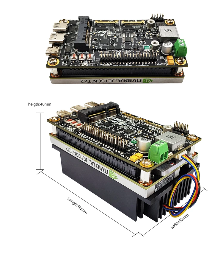 NVIDIA Jetson TX2 Carrier Board RTSO-9002U - High-Quality AI Module
