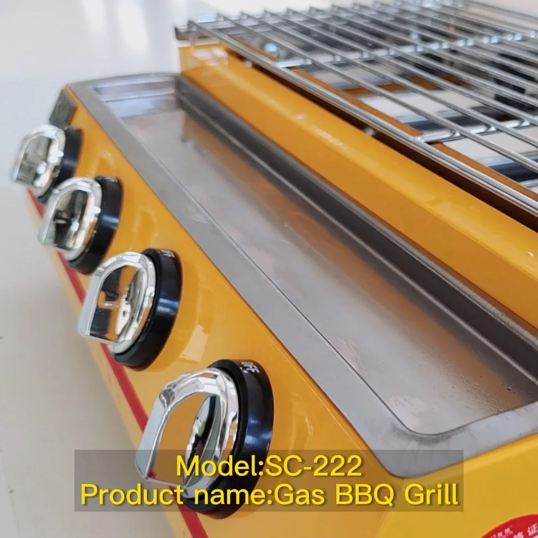 Shuangchi Grills Biggest Type 6 Burner Indoor Grill Portable Outdoor ...