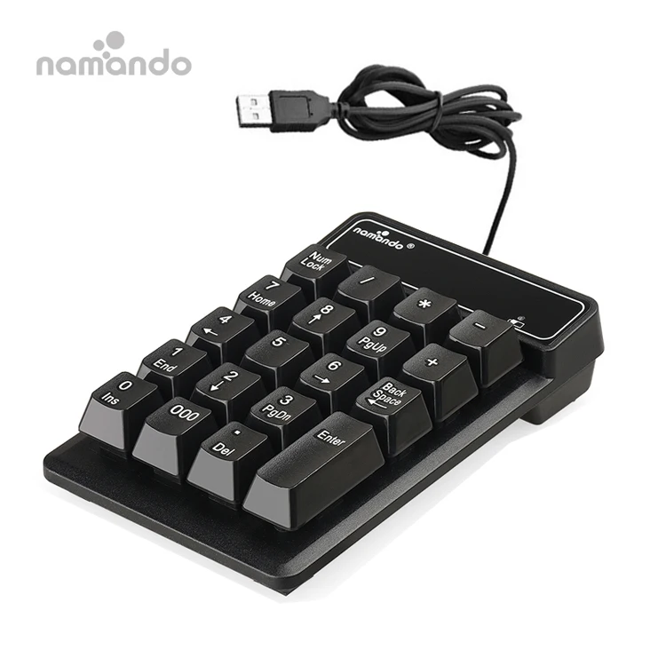 Usb 유선 숫자 키패드 19 키 슬림 기계식 느낌 번호 패드 노트북 Pc Windows Buy 미니 Usb 유선 숫자