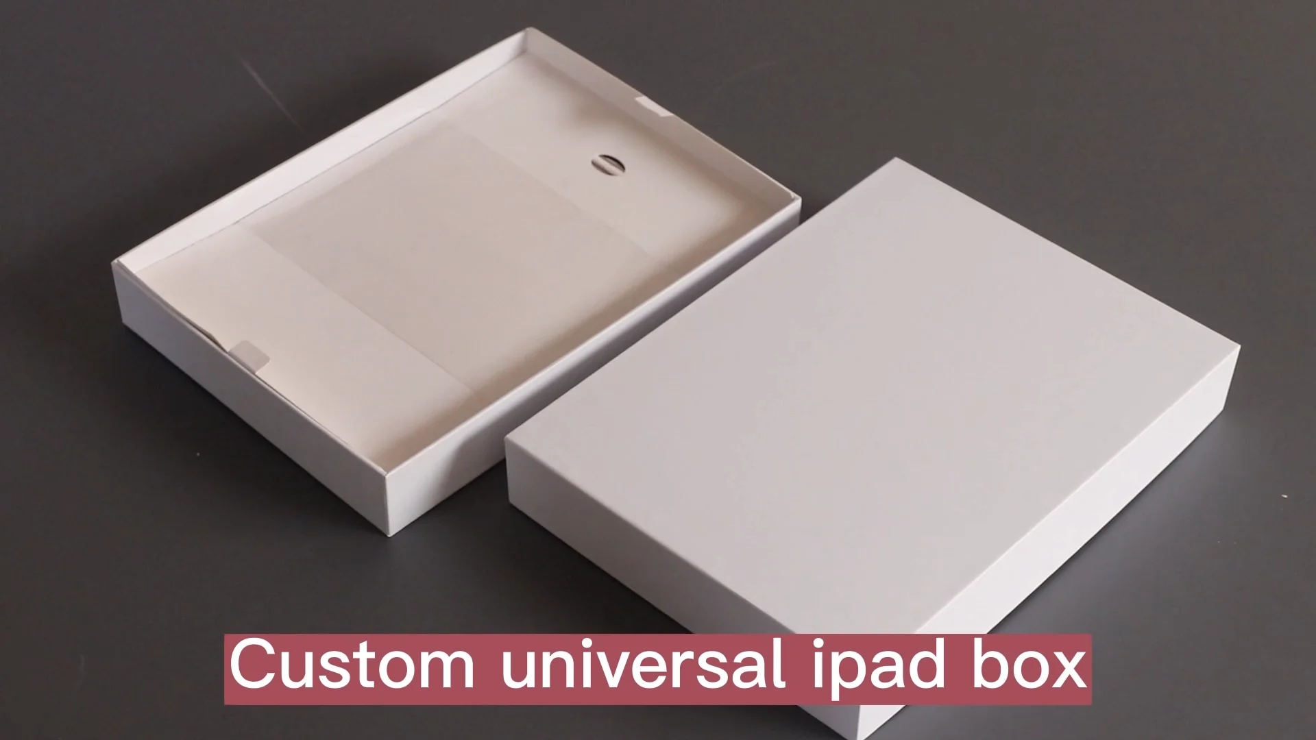 White Cardboard Laptop Box Tablet Packaging Boxes For Custom Ipad ...