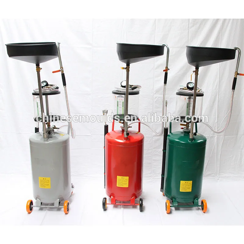 80l Mobile Waste Oil Drainer Tank Mobile Waste Oil Extractor Drainer ...