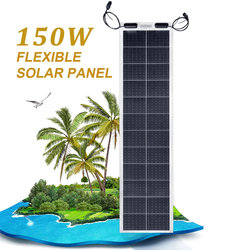 Mono Flexible Solar Panel 150w Monocrystalline Flexible Pv 300w 180watt ...