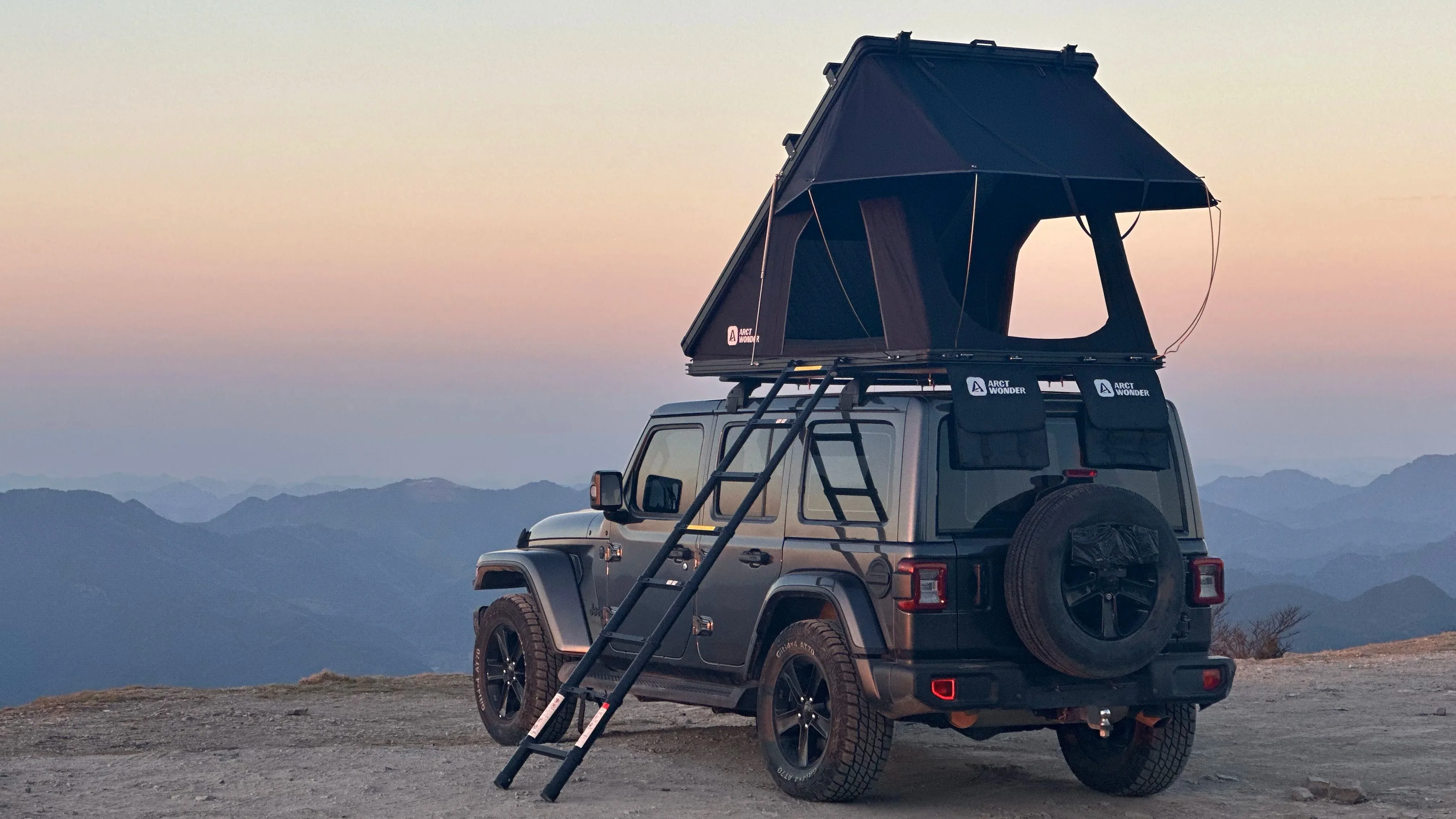 Uv Resistant Waterproof 4 Person Roof Top Tent Car Rooftop Tent Abs ...