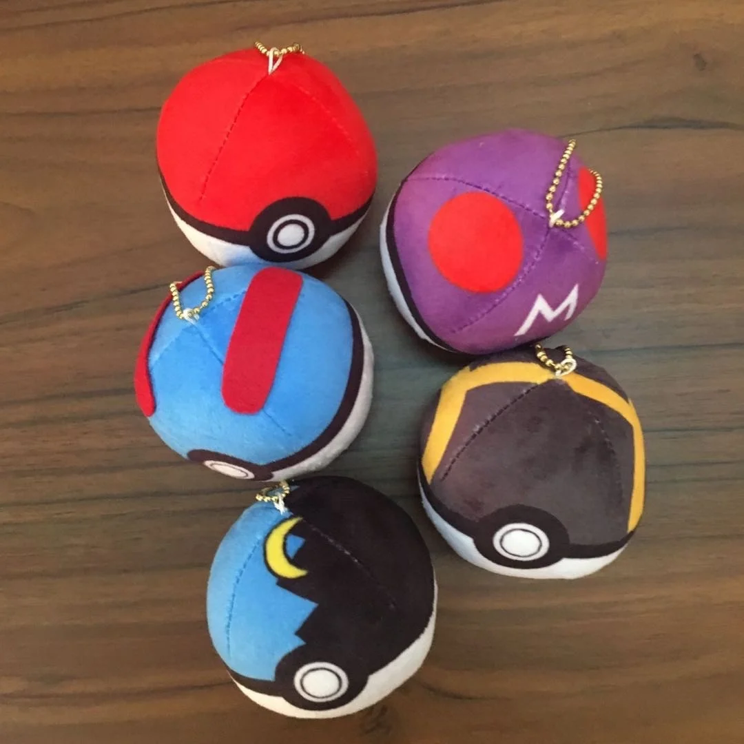 Wholesale Pokemoned Pokeball Pendant Stuffed Plush Toy Animal Pokeball ...