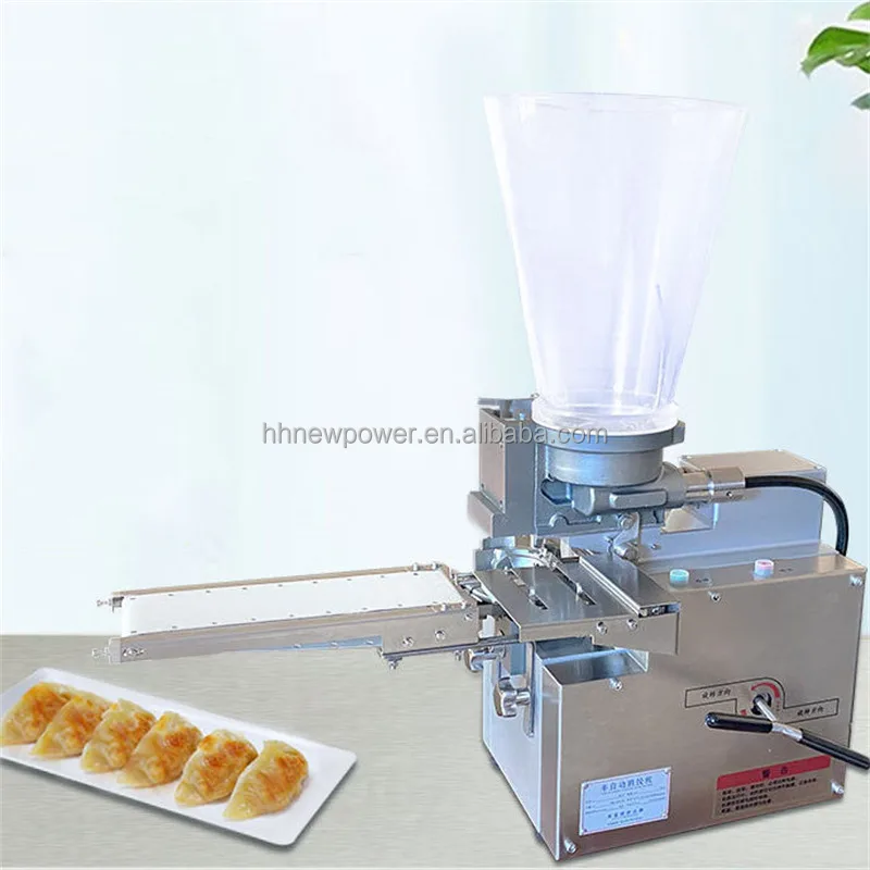High Efficiency Japanese Gyoza Dumpling Making Machine Semi Automatic Chinese Dumpling Machine ...