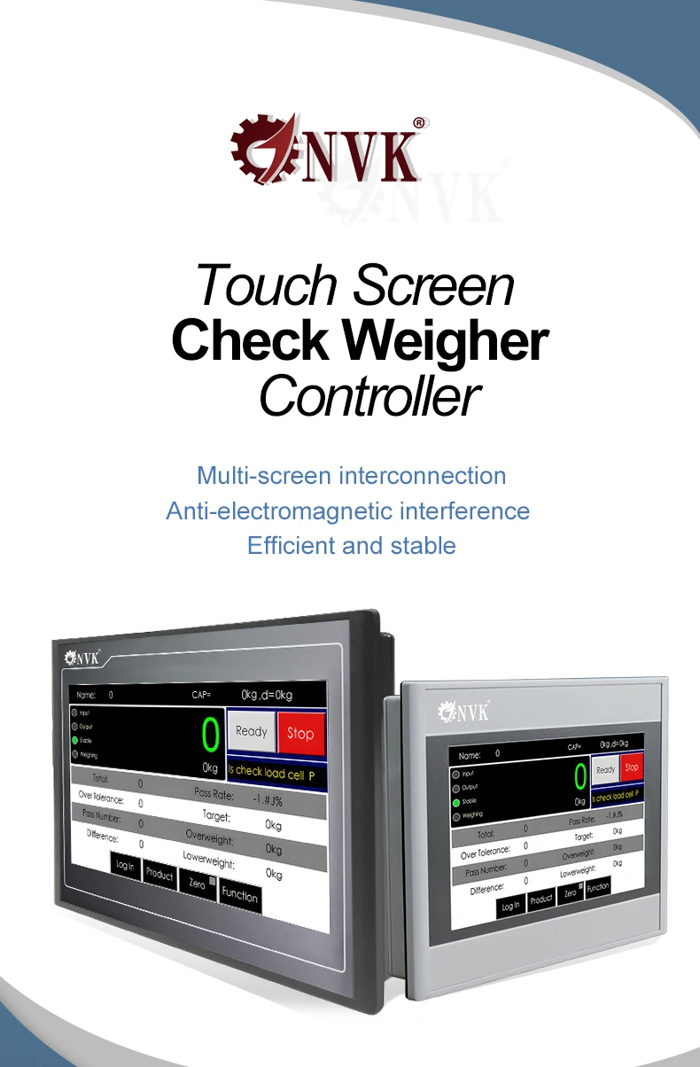 NVK Smart Belt Checkweigher Controller - High Speed Accuracy