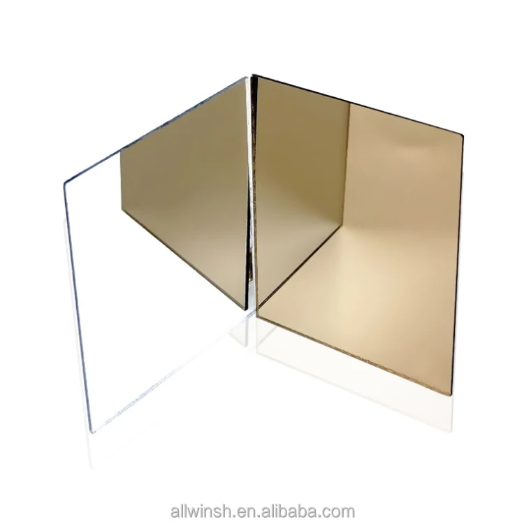 4FT X 8 FT Gold Mirror Acrylic Sheet/ PMMA Mirror/ Plexi Glass Mirror ...