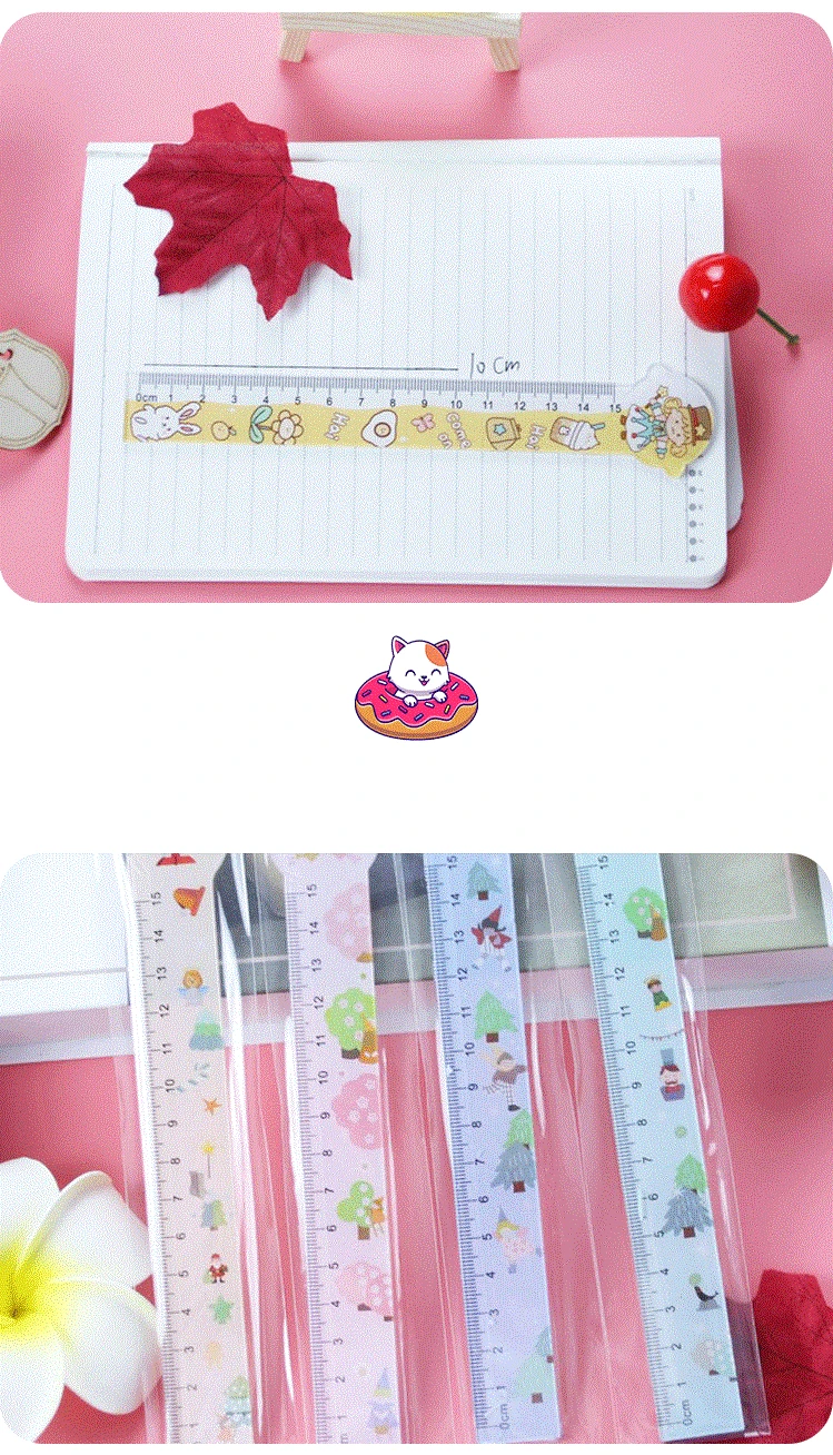 Wholesale 15cm Plastic Straight Ruler For Family School Student Kid ...