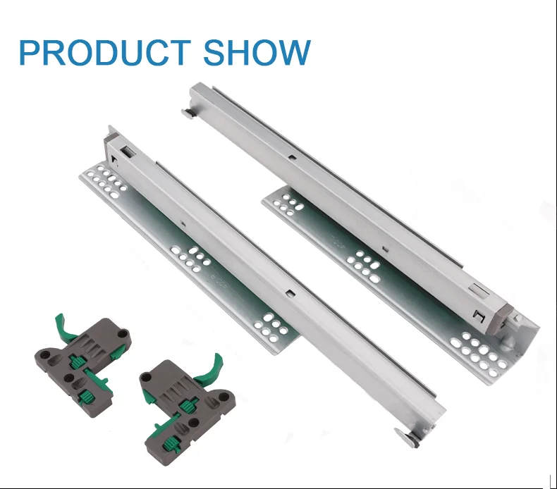 Roeasy Soft Close Under Mount Drawer Slide 3 Fold Undermount Slide ...