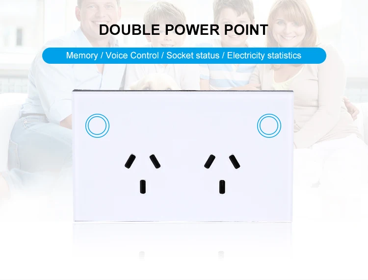 Saa 13a Zigbee Power Point Australian Smart Power Point Alexa Tuya ...