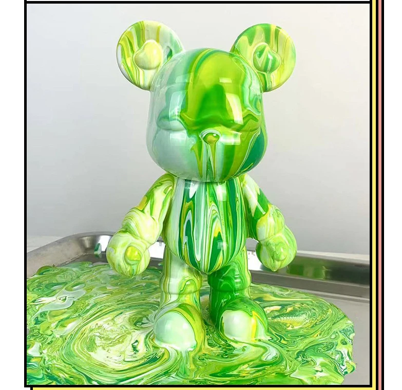 Resin Material White Embryos Vinyl Fluid Bear Sculpture Kit DIY Body ...