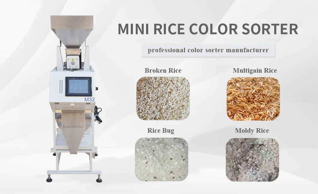 Small Mini Coffee Grain Separator/grading Colour Sorting Machine Rice ...