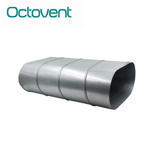 Alibaba.com: Galvanized Steel Flat Oval Ventilation Duct, Air Duct Fittings, Oval Duct ...