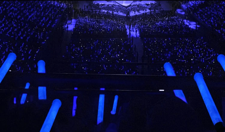 Custom Logo Light Glow Wand Cheering Stick With Rgb Lights Inside New ...
