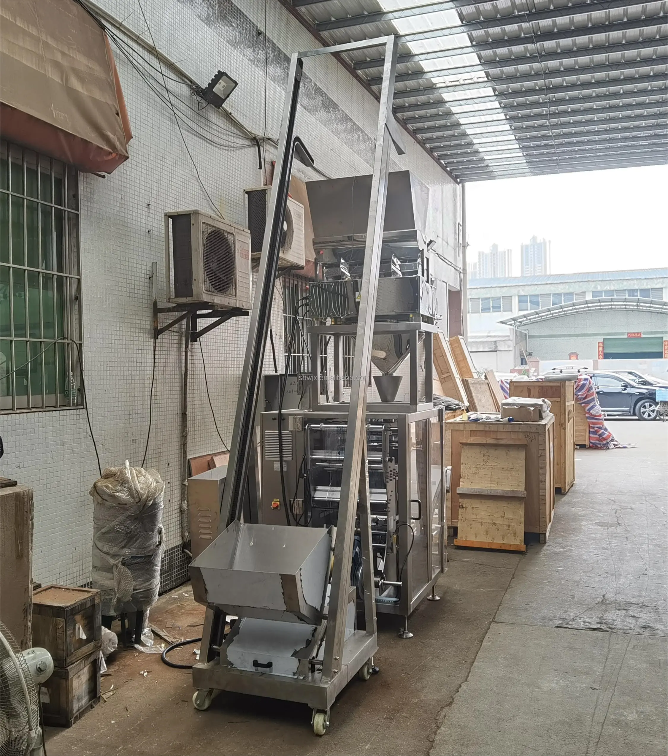 Stainless Steel Bucket Elevator Rice Grain Corn Cereal Grain Single ...