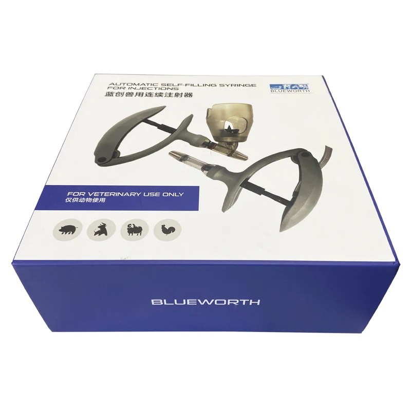 Automatic self-filling syringe for injections with bottle attachment 2ML