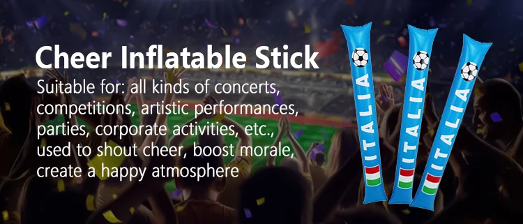 Custom Inflatable Clap Stick Balloon Cheering Sticks