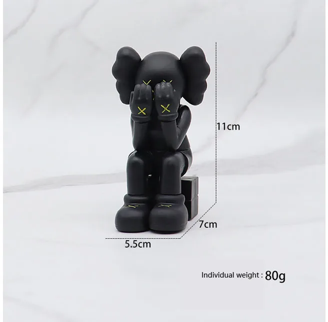 Decoration Street Art Collection Model Kids Toy Pvc Kow Action Figures ...