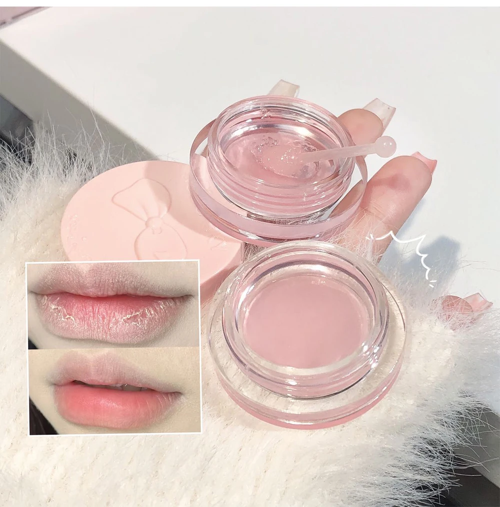 SUSU SKY Pink Peach Lip Mask - Repair Dry Lips Day & Night