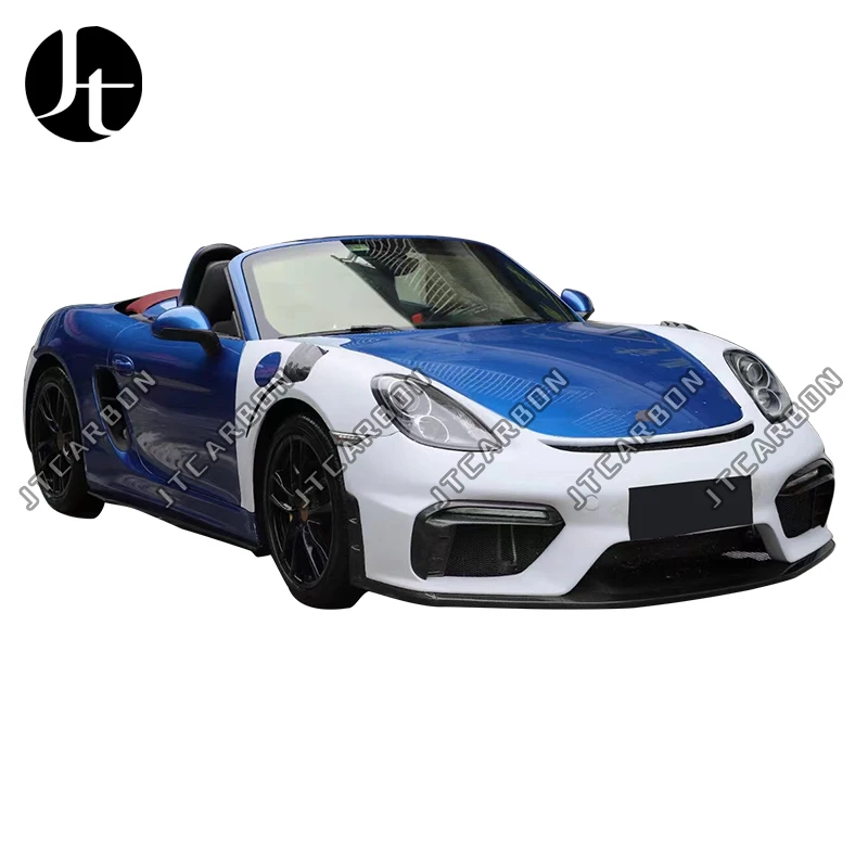 718 Gt4 Body Kit For Porsche 981 Front Bumpers For Boxster Cayman 2013 ...