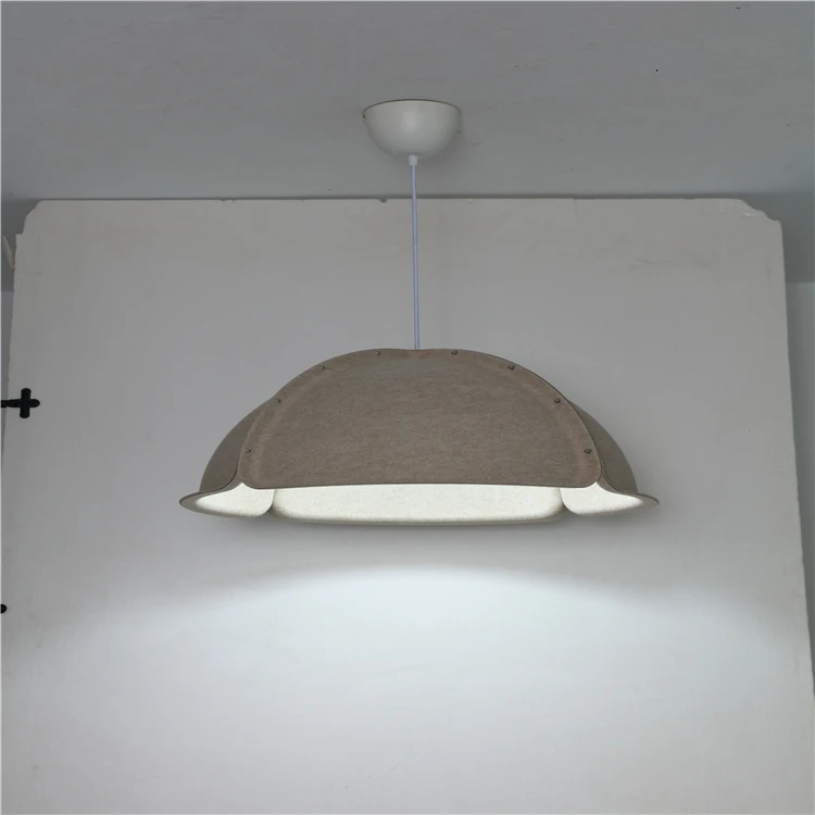 Recycled Felt Forming Acoustic Lamp Shade for Home Decor
