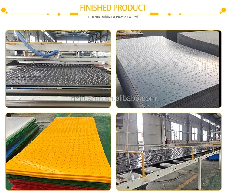 Cheaper Diamond Hdpe High Density Plastic Ground Protection Road Mat ...