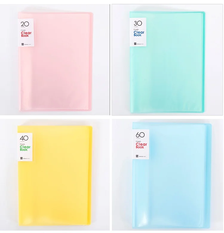Yahou Customized A4 Size Plastic Office File Folder Candy Color Hard ...
