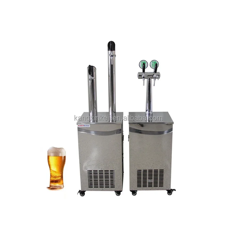 For Commercial Bar Use Dispenser Cooler 1 / 2 Taps Draft Beer Cooling ...