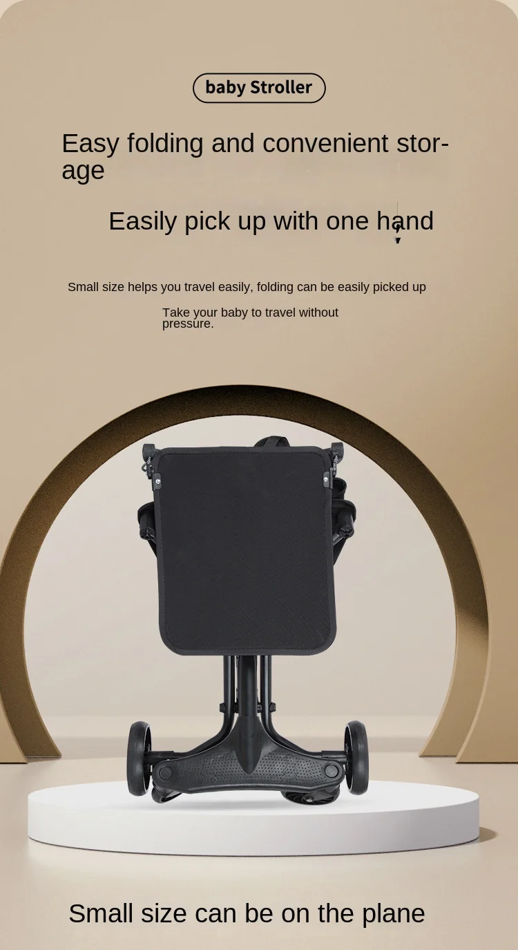 Lightweight Outdoor Pocket Baby Stroller Simple Handcart Walking Tool ...