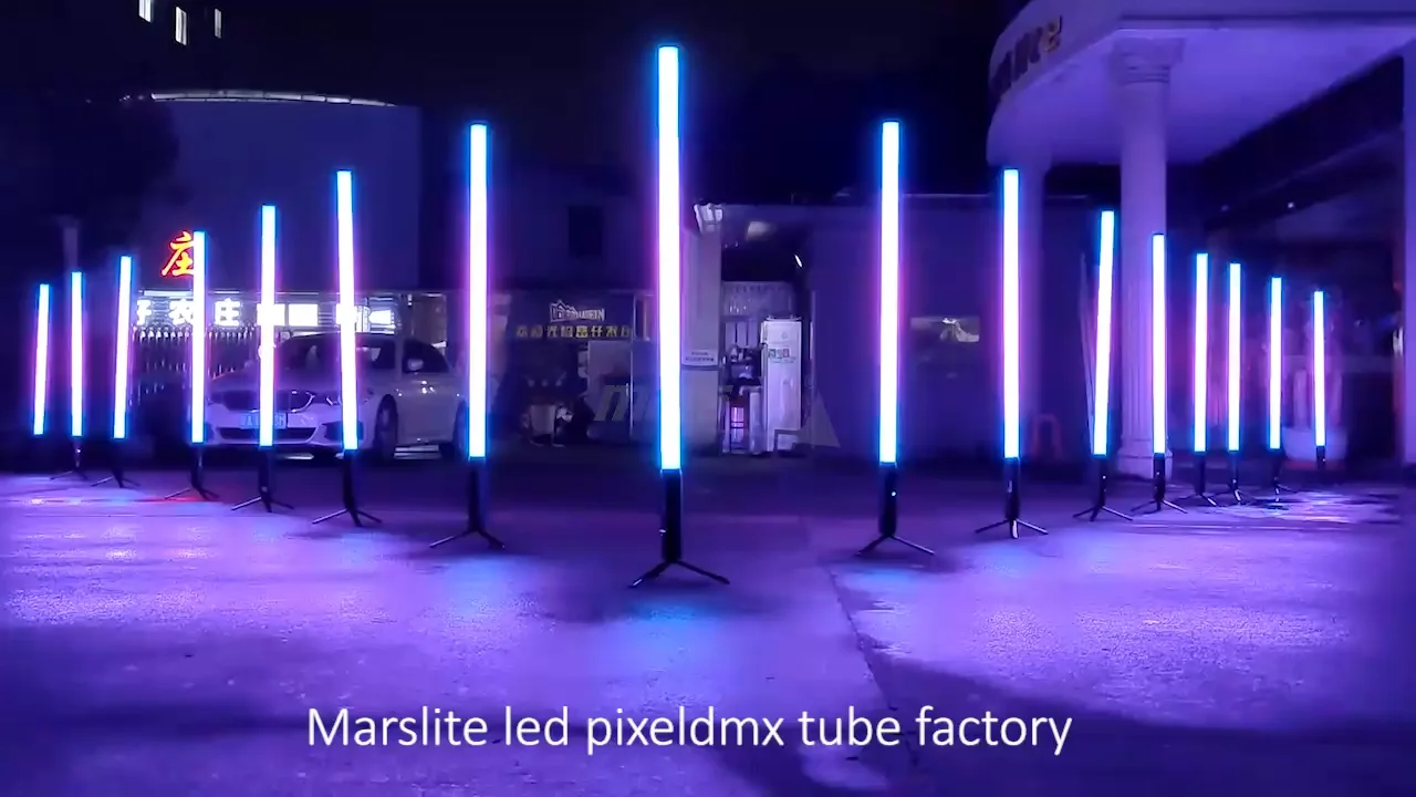 360 Degree Titan Tube Dmx Rgb Led Tube Pixel Wireless Battery Ir ...
