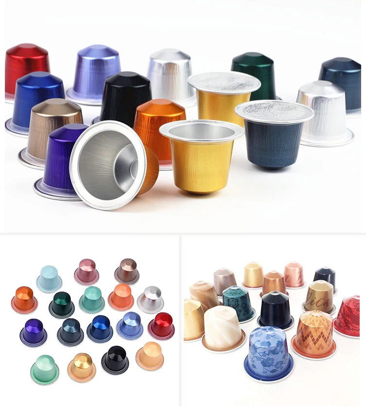 GDMEI 15ml Nespresso Empty Capsules Wholesale Aluminum Foil Coffee Pod ...