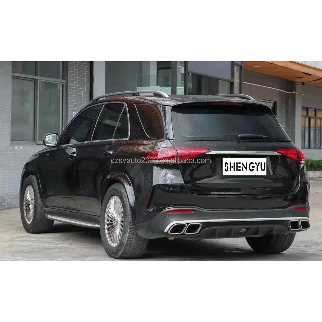 Body Kit Include Front Bumper Assembly Rear Lip Exhaust For Mercedes Benz Gle W167 2020 Change ...