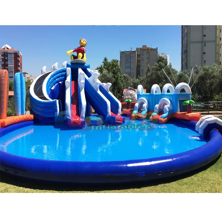Giant Kids Bounce House Slide Parque Acuatico Inflable Para Ninos ...