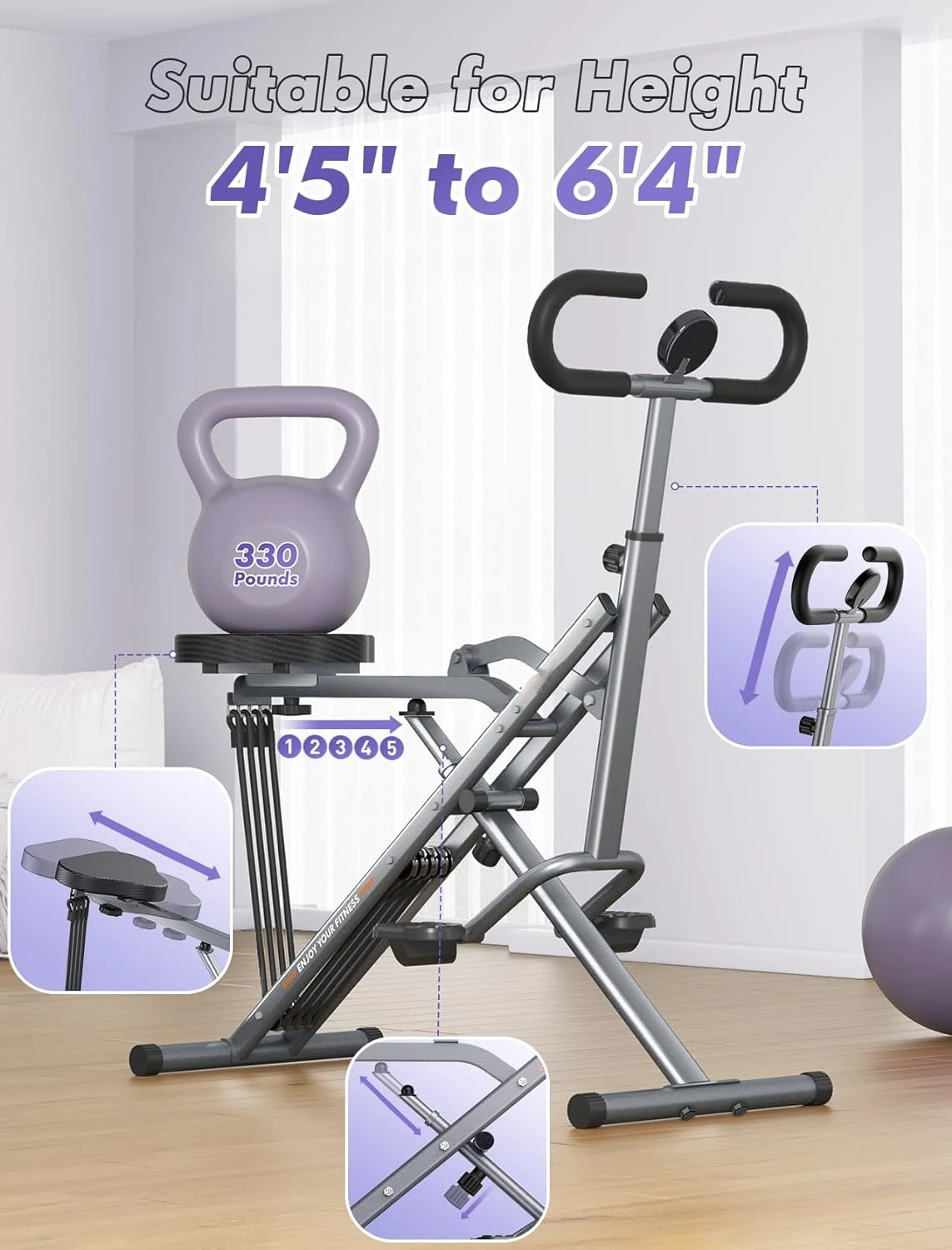 Alibaba.com: Squat Horse Rider Machine 1-piece home gym equipment with ...